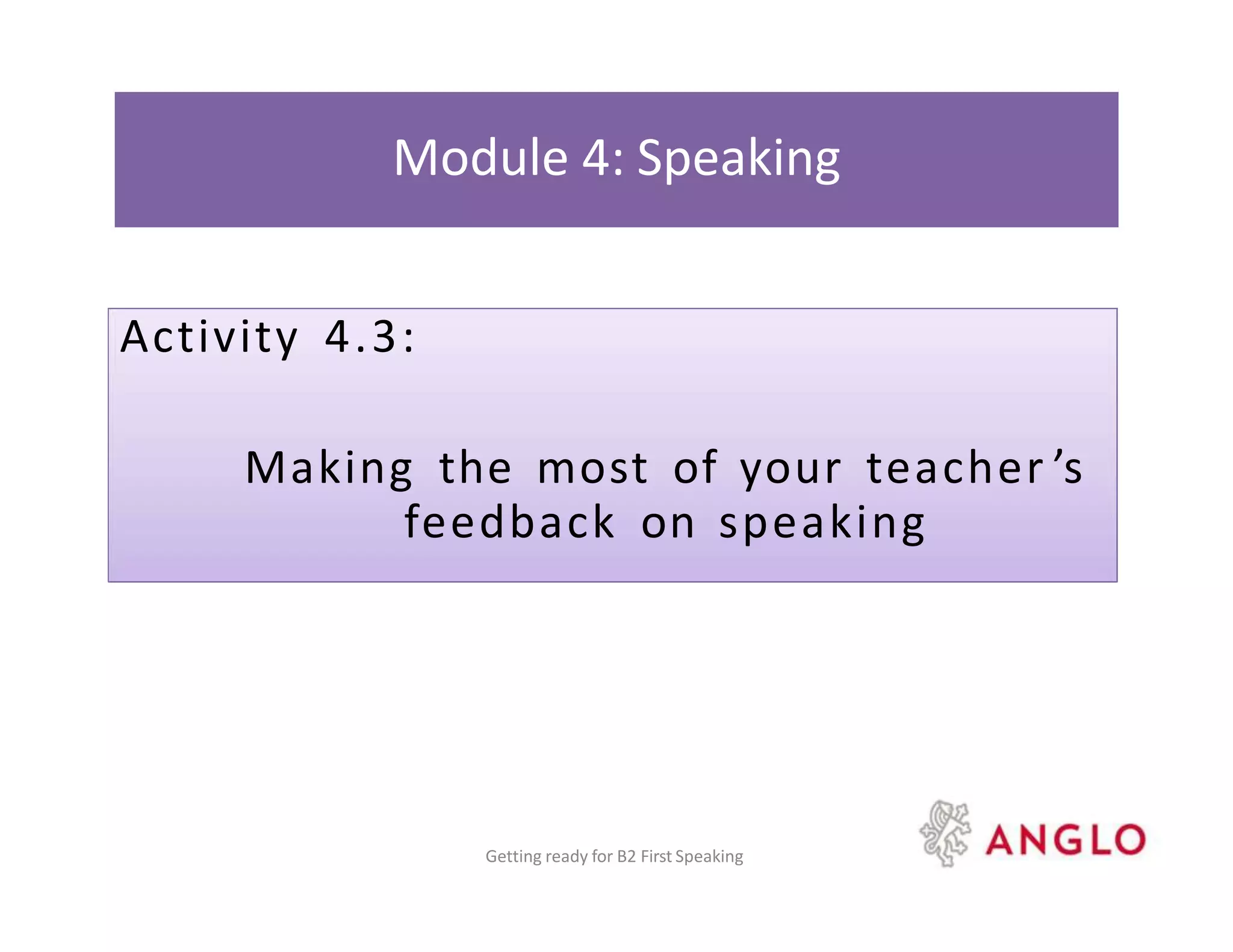 FCE speaking - part 3 | PPT
