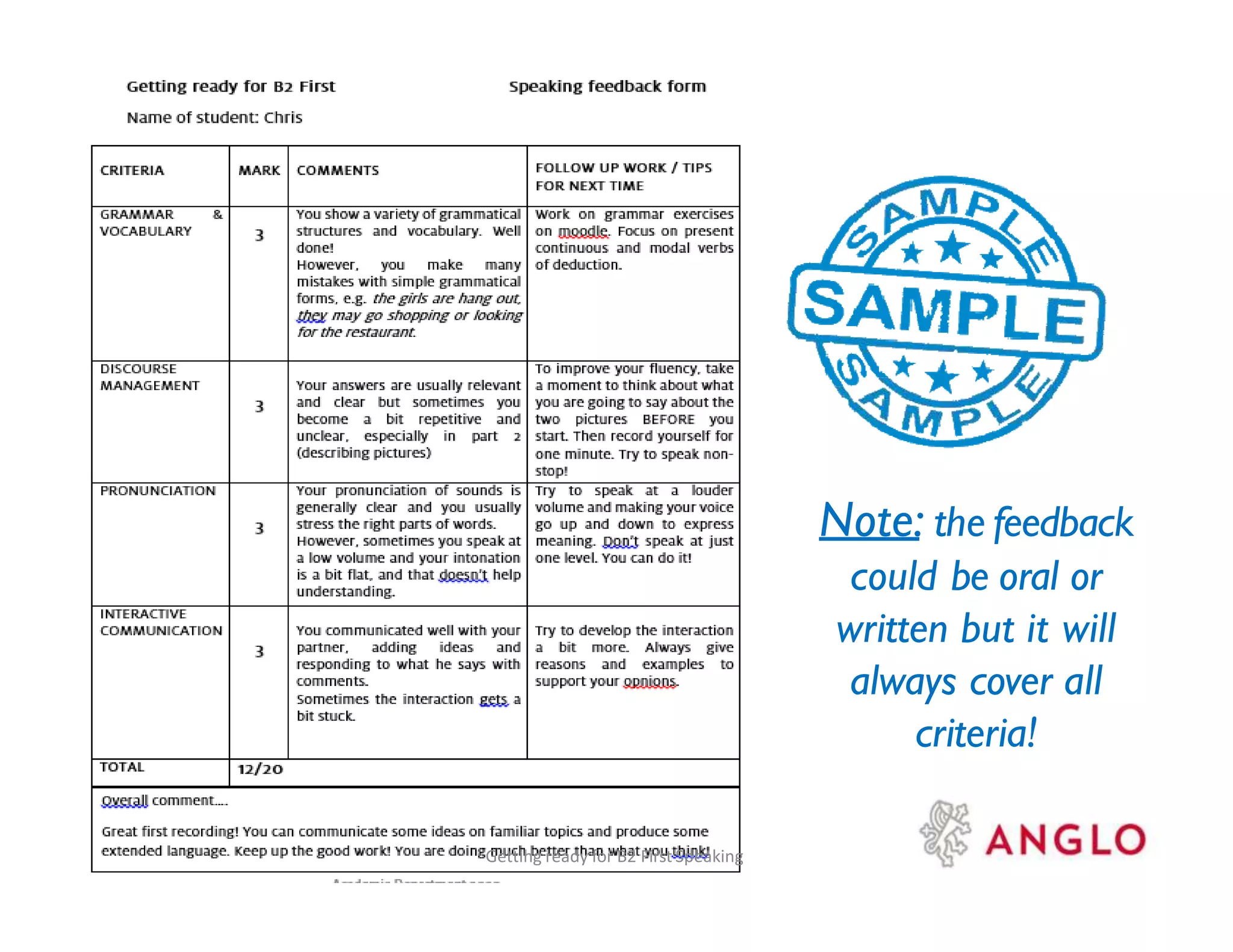 FCE speaking - part 3 | PPT