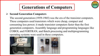 Part 3 Generations of Computers | PPT