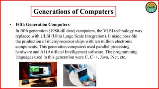 Part 3 Generations of Computers | PPT