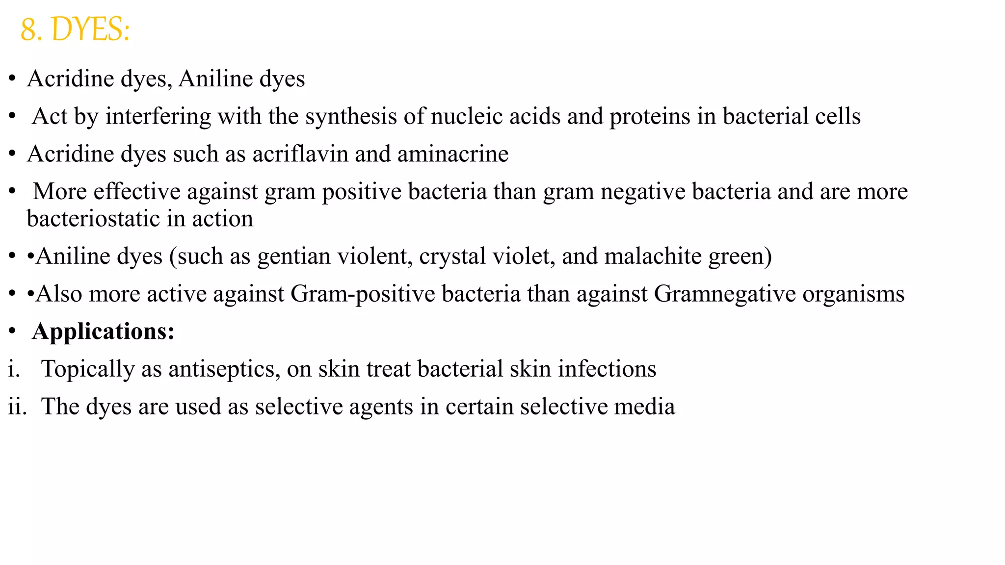 Classification and mode of action of disinfectants PHARMACEUTICAL ...