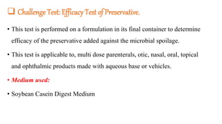 Preservation of pharmaceutical products using antimicrobial agents ...