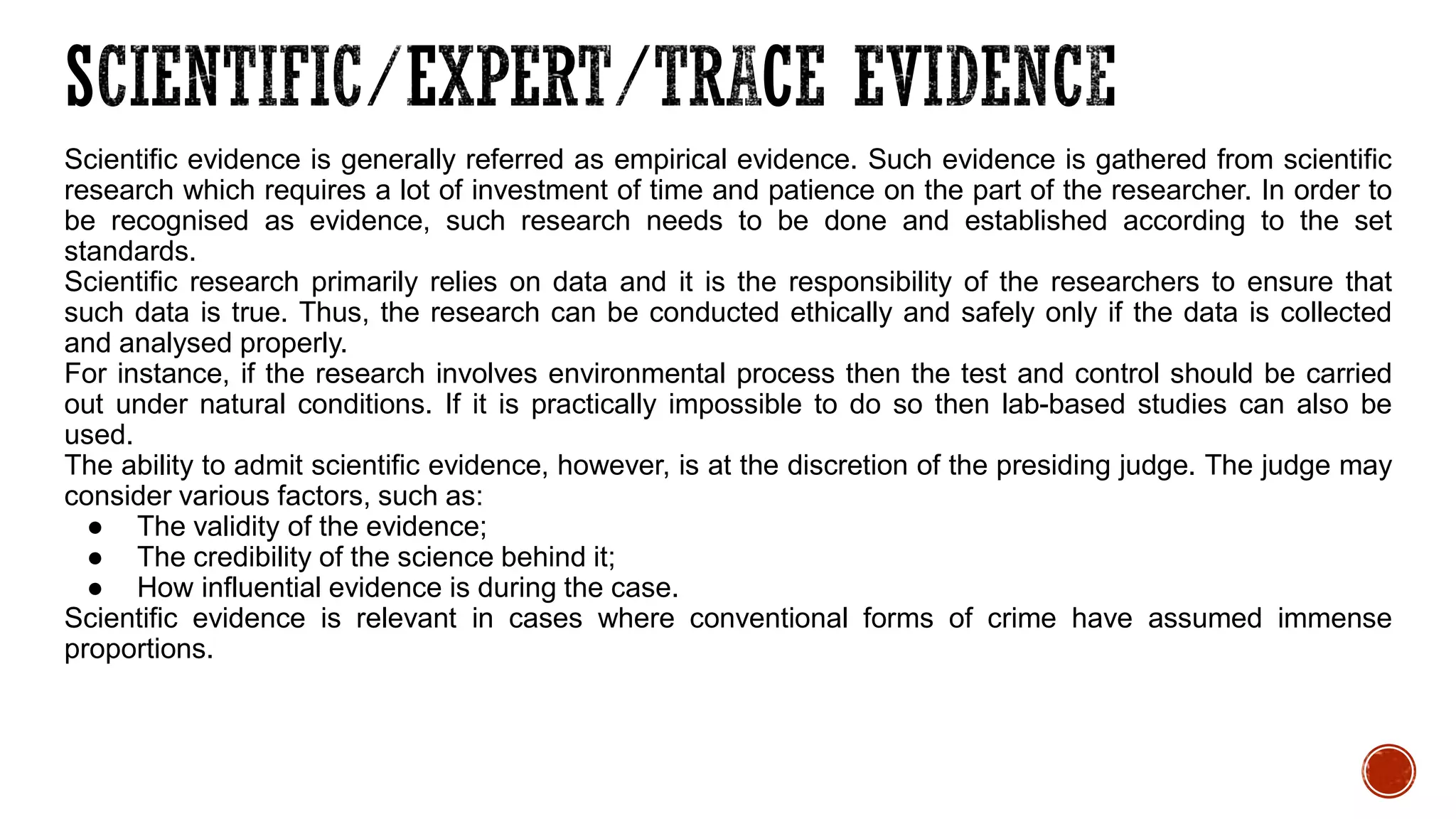forensic science | PPT