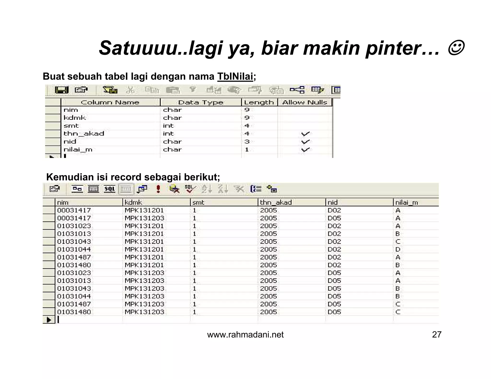 Part 3 4 - dbms pada sql server 2005 express | PPT