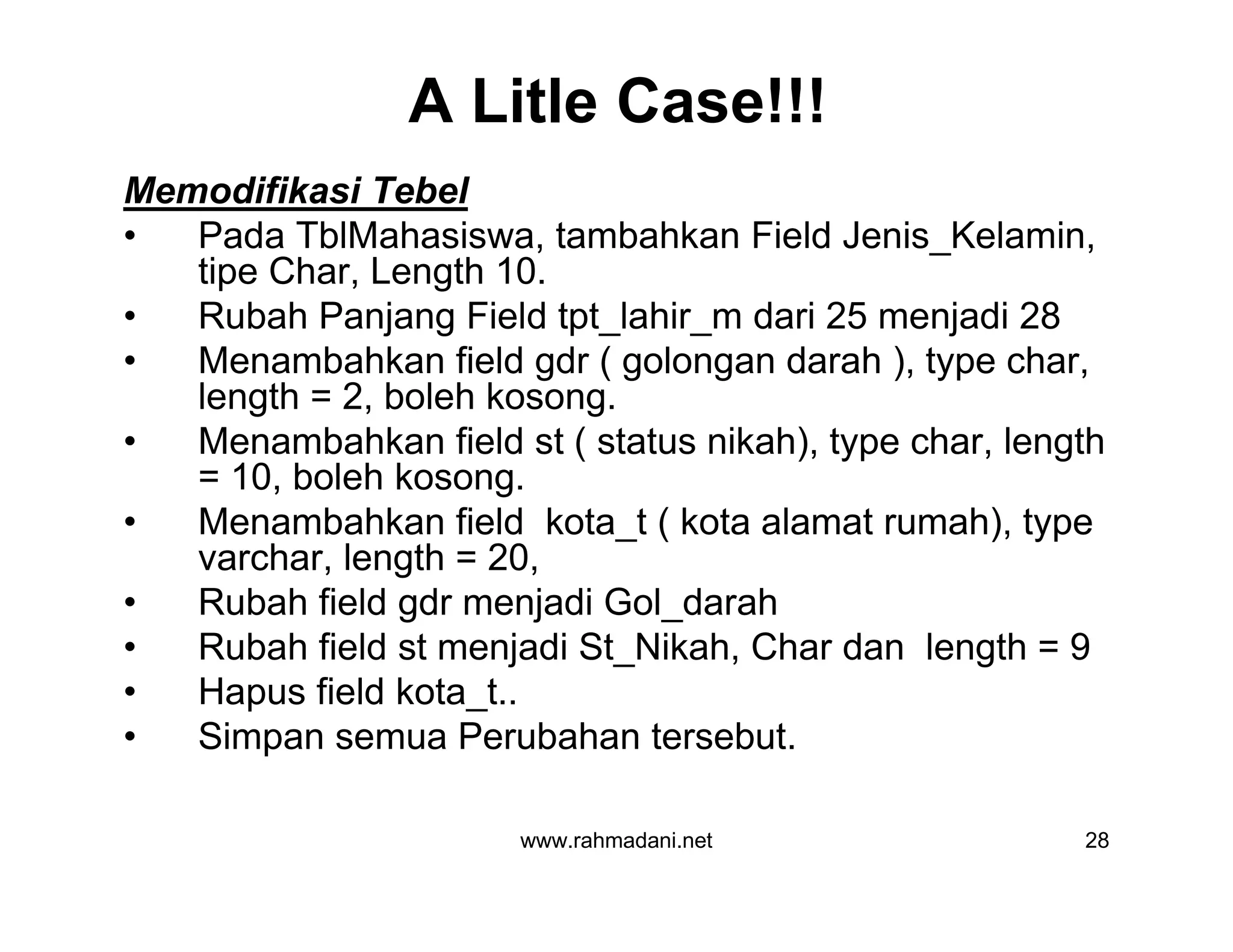 Part 3 4 - dbms pada sql server 2005 express | PPT