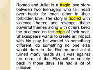 Part 3- Analysizing Themes (Romeo and Juliet).ppt