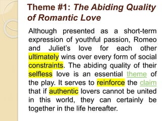 Part 3- Analysizing Themes (Romeo and Juliet).ppt