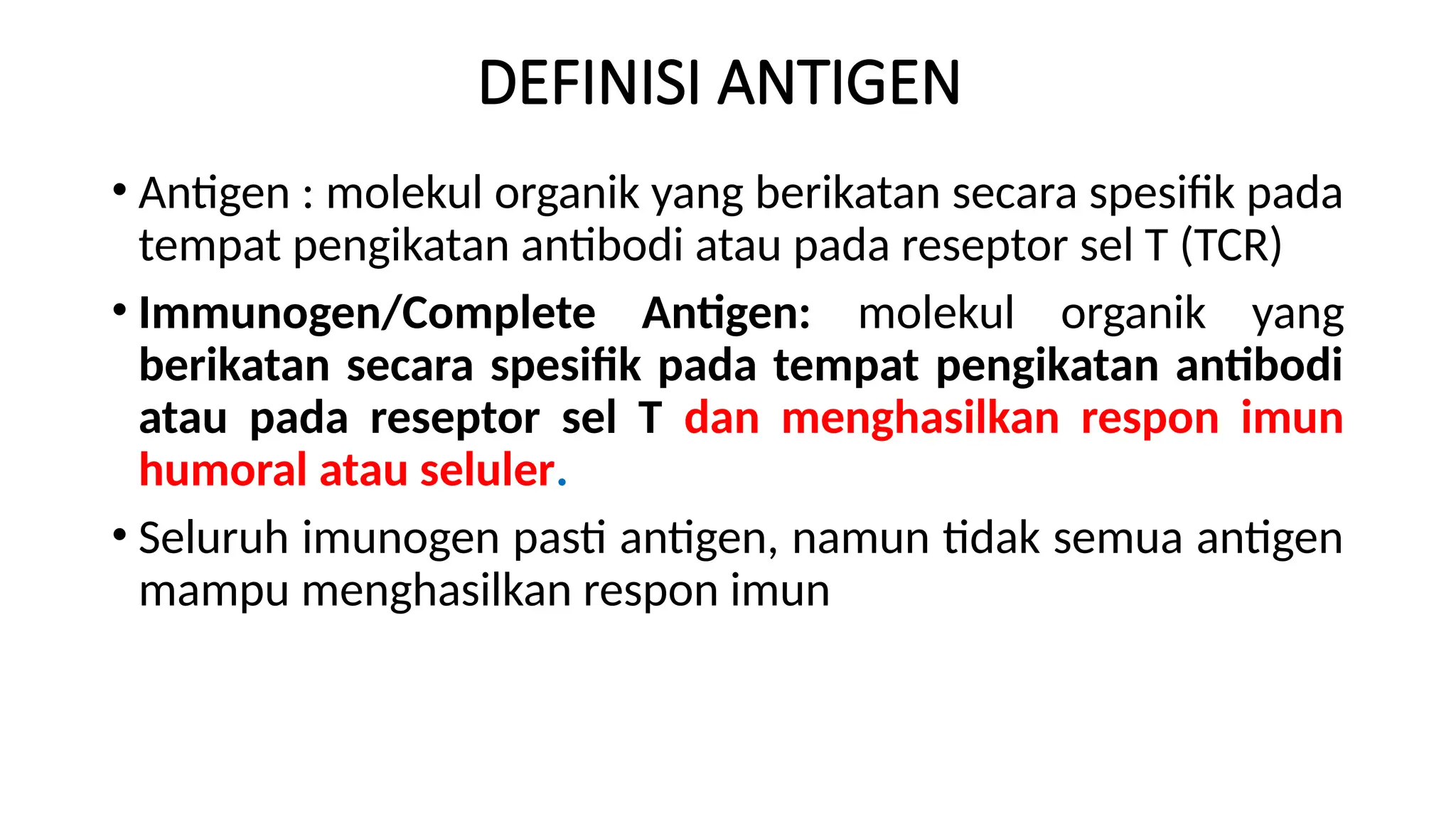 Antigen mata kuliah imunologi prodi farmasi | PPTX