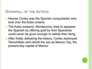 WH Chapter 7 Aztecs | PPTX