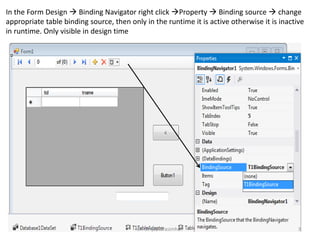 Part 3 binding navigator vb.net