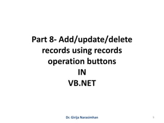 Part 3 binding navigator vb.net