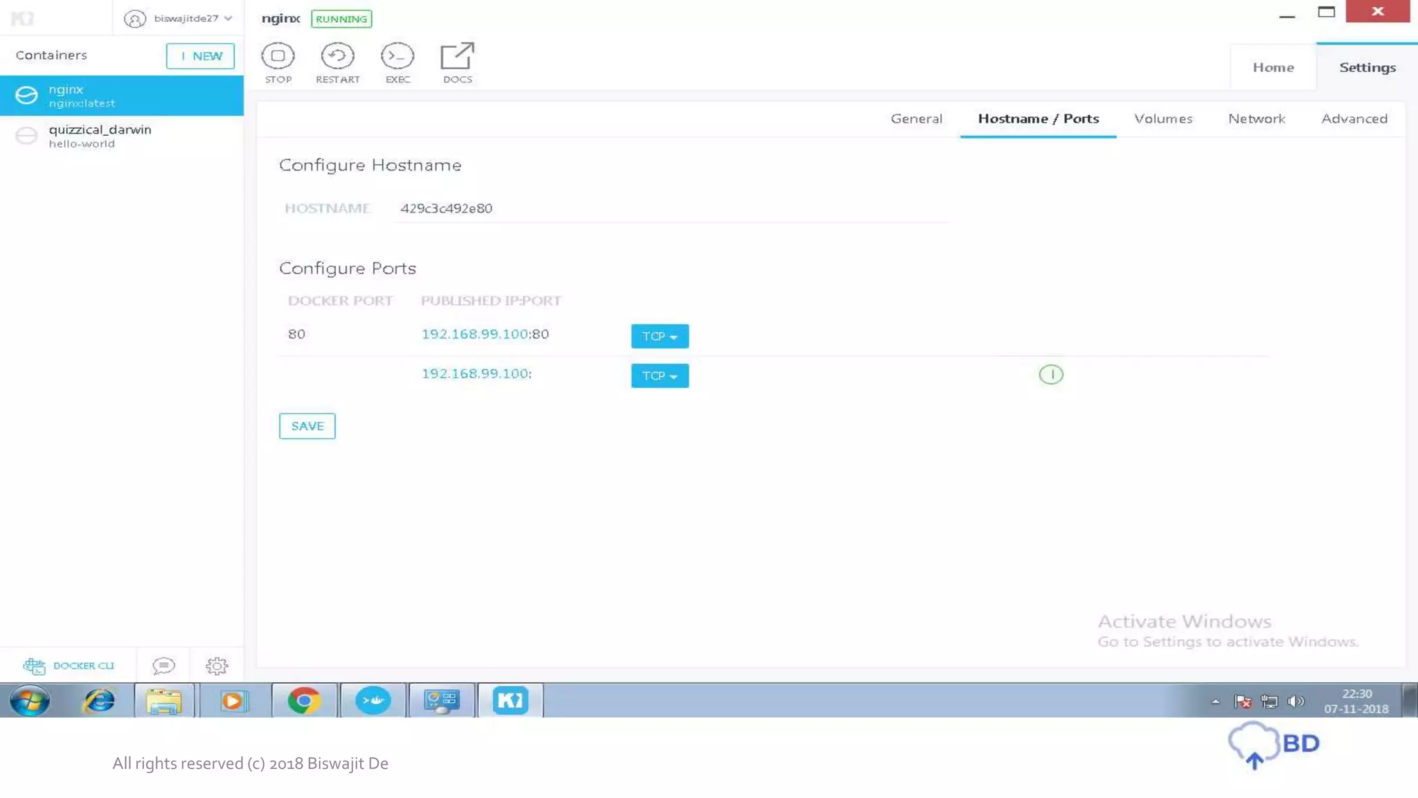Part 3 Docker Concepts - Kitematic | PPT