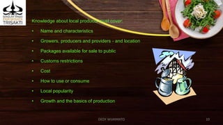 Part 3 food & beverage product knowledge | PPTX