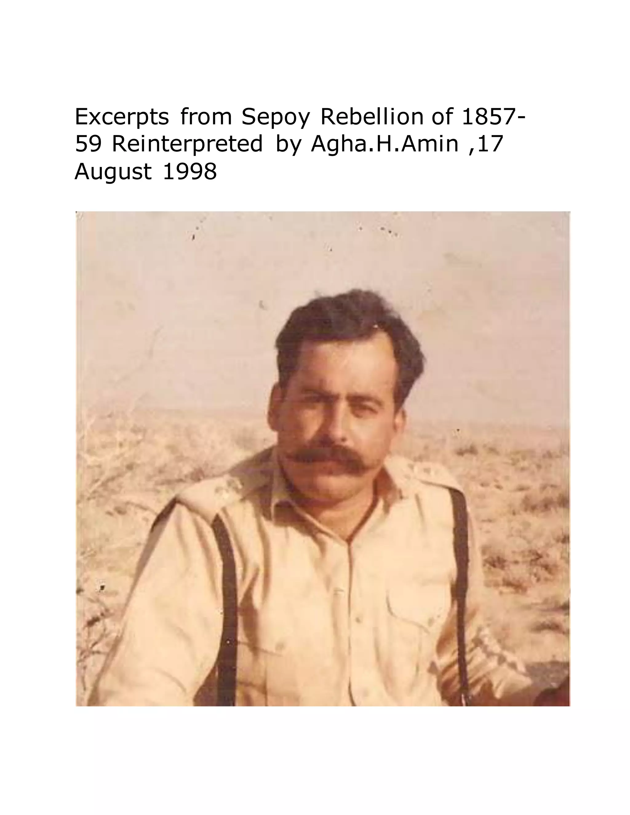 sepoy perceptions about military effectiveness of english east india ...