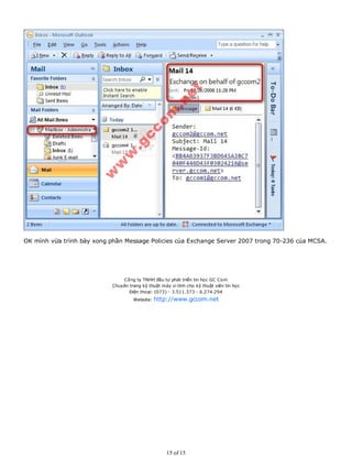 Part 37 exchange server - message policies -www.key4_vip.info