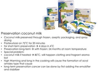 Part 3 coconut product | PDF | Desserts and Baking | Food & Drink