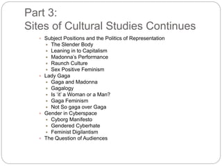 Part 3 cultural studies barker jane | PPTX