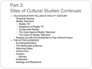 Part 3 cultural studies barker jane | PPTX
