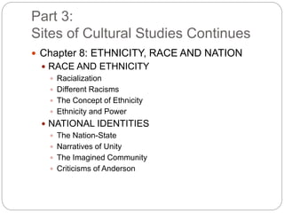Part 3 cultural studies barker jane | PPTX