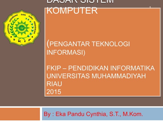 Part 3 Dasar Sistem Komputer | PPT