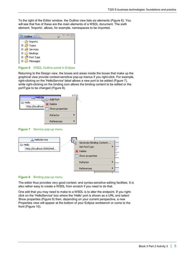 Part 3 editing a wsdl | PDF
