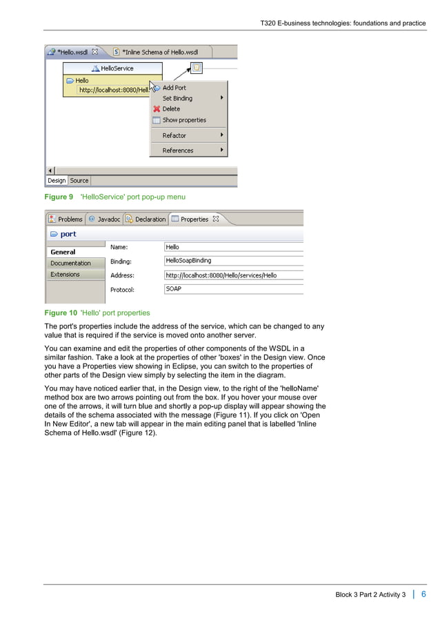 Part 3 editing a wsdl | PDF