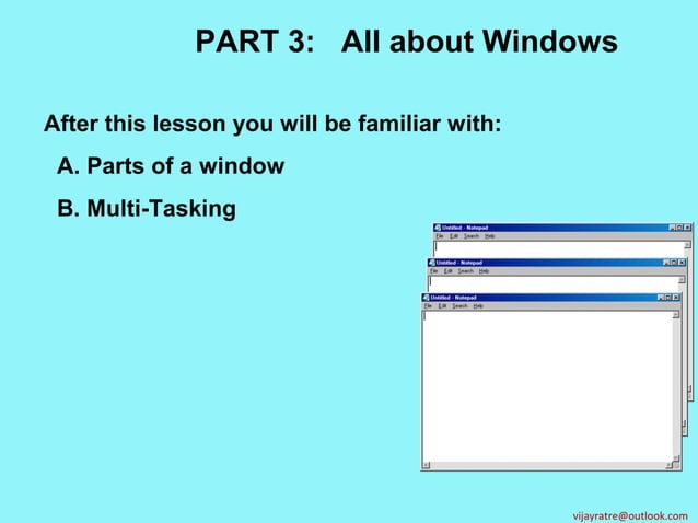 Part 3 elements of windows | PPT