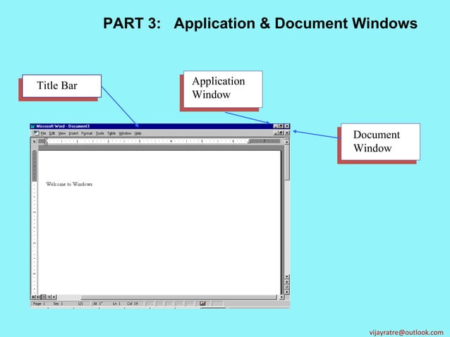 Part 3 elements of windows | PPT