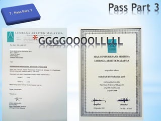 Part 3 exam preparation and practical experience log book | PDF