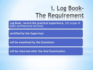 Part 3 exam preparation and practical experience log book | PDF