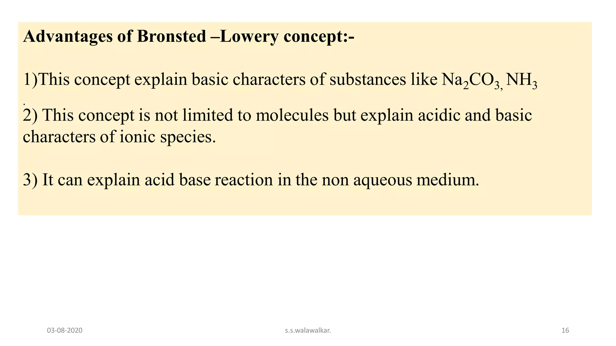 Ionic Equilibria | Bronsted Lowry Acid Base Theory | Chemistry Class 12 ...