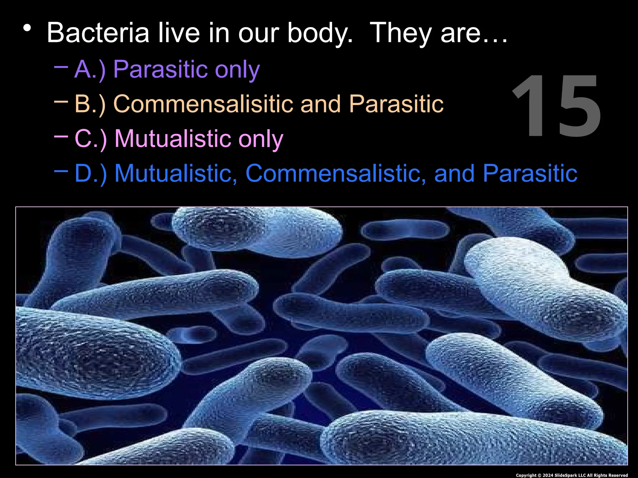 Symbiosis, Types of Symbiosis, Mutualism, Parasitism, Commensalism Quiz ...