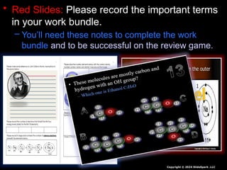 Molecules Lesson, Organic Molecules, Middle School Science Lesson | PPTX