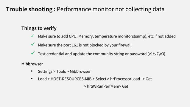Season 4 [Free OpManager training] Part3 - Monitoring Network Performance | PPT