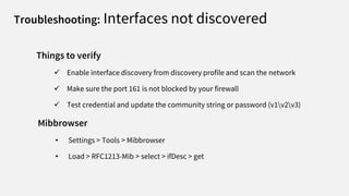 Season 4 [Free OpManager training] Part3 - Monitoring Network Performance | PPT