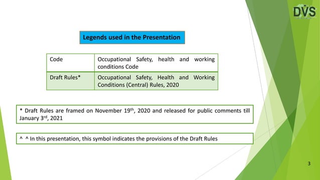 The Occupational Safety, Health and Working Conditions Code, 2020 ...