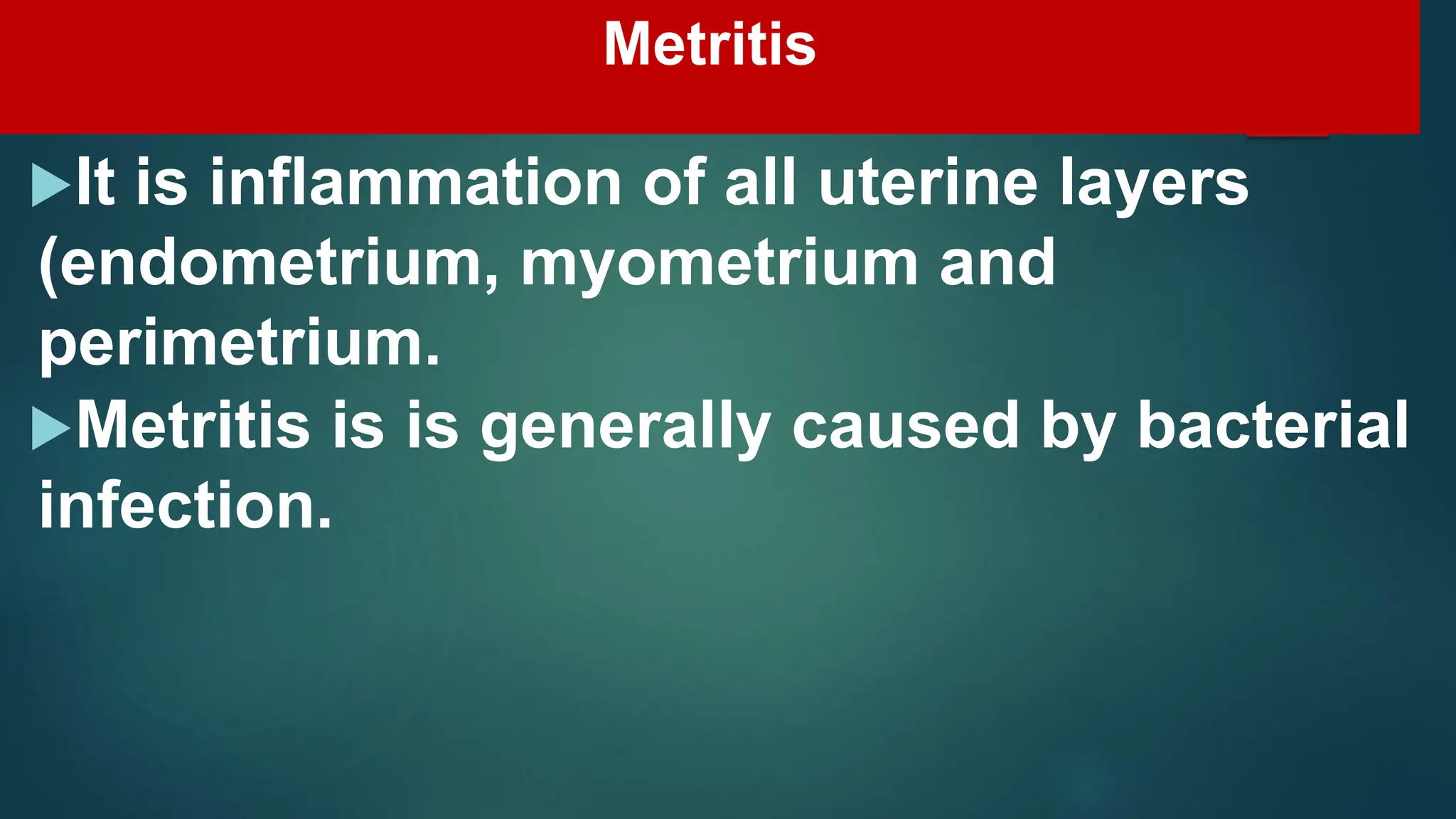Part 3 Postpartum Metritis in Farm Animals(Causes- Signs and Main Line ...
