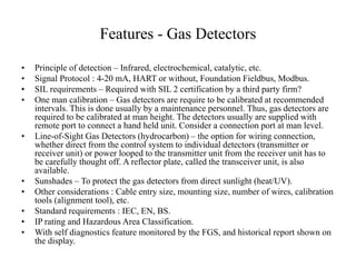 Fire and Gas Detection System : Part 3_Technical Features, Locating ...