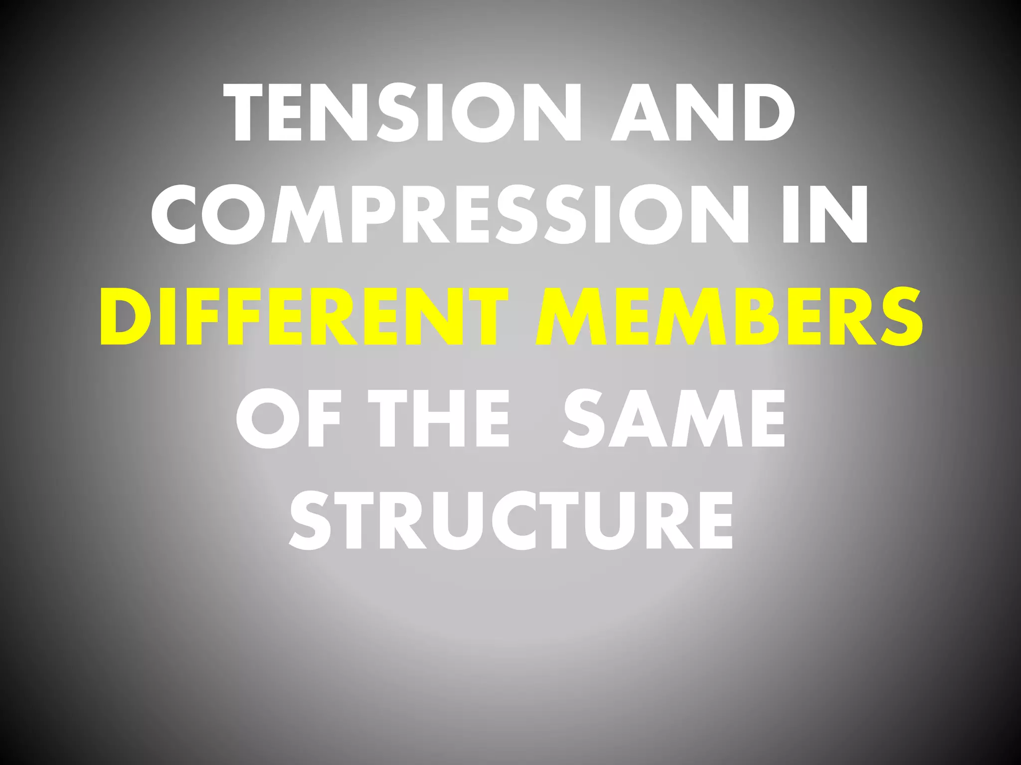Part 3 Architecture First year Understanding stresses in structures ...
