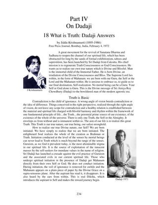 On Dadaji Part 4.7 | PDF