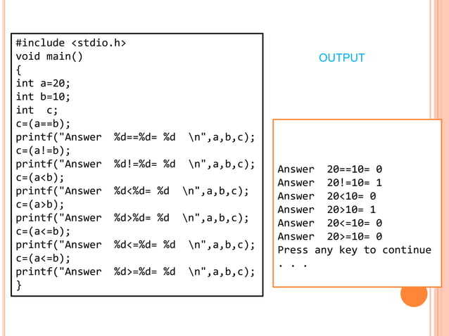 C Programming Language Part 4 | PPT