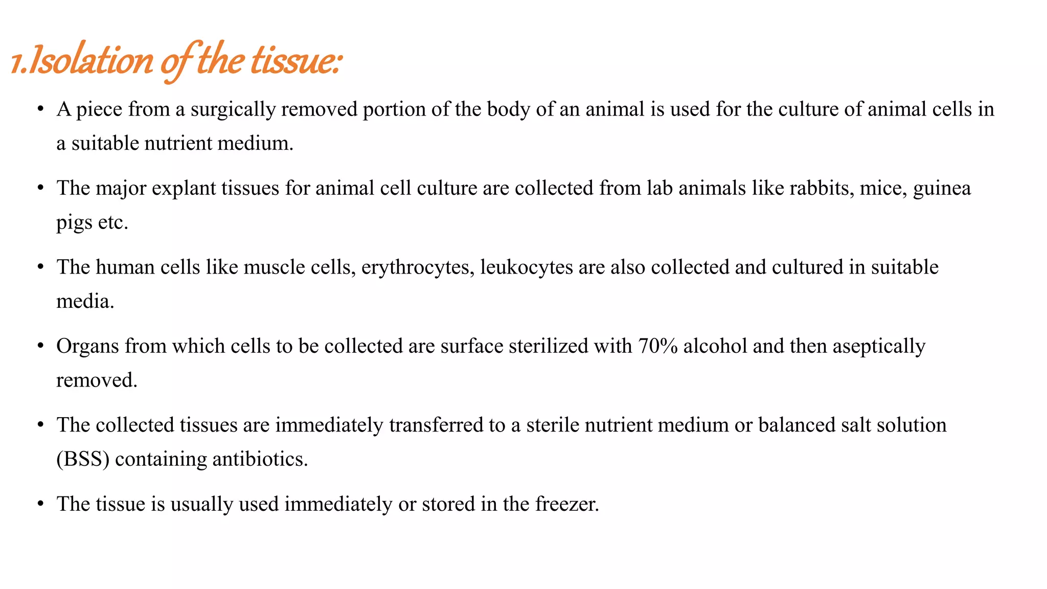 Animal Cell Culture: Growth of animal cells in culture. PHARMACEUTICAL ...