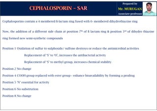 MC - III, Unit - 1, Part 4 - Cephalosporin.pdf