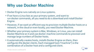 Part 4 Docker Concepts - Docker Machine | PPT