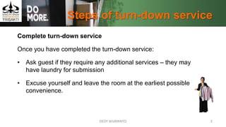 Part 4 prepare rooms for incoming guests | PPTX