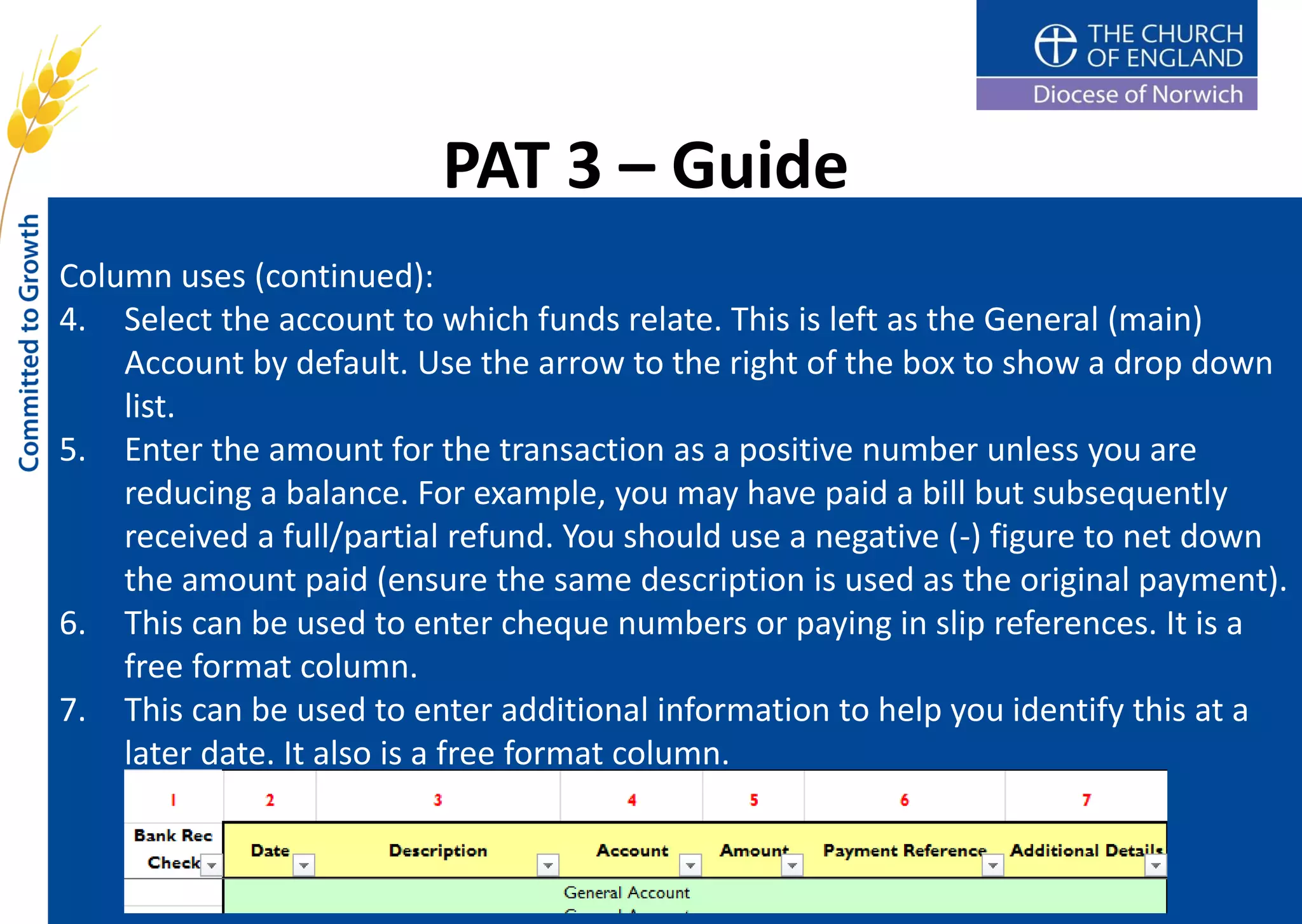 Part 4 - Receipts and Payments Tab | PDF