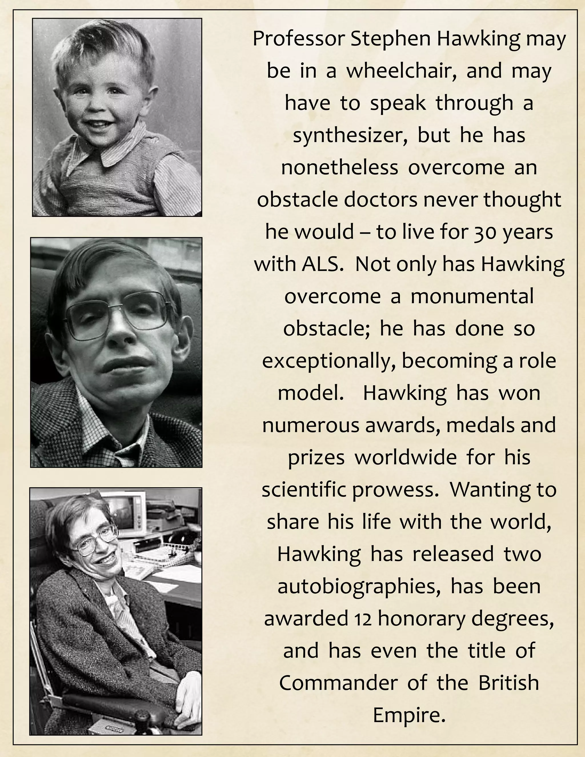 Stephen Hawking #Inspiration | PDF