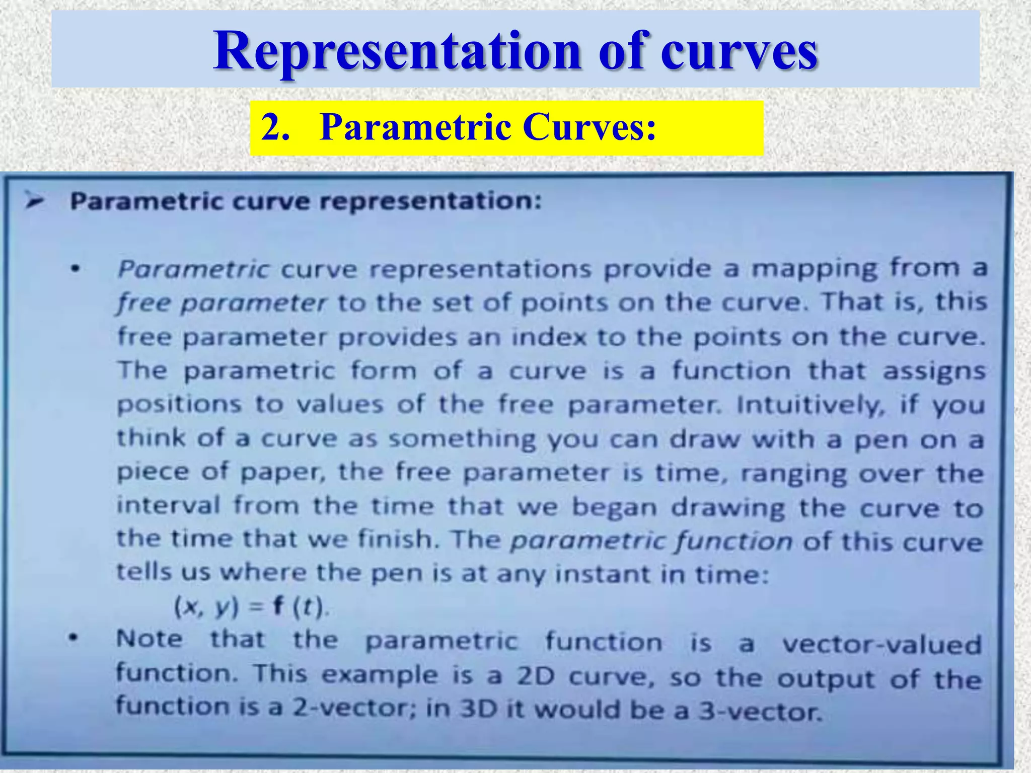 Part 4-Types and mathematical representations of Curves .pptx | 3-D ...