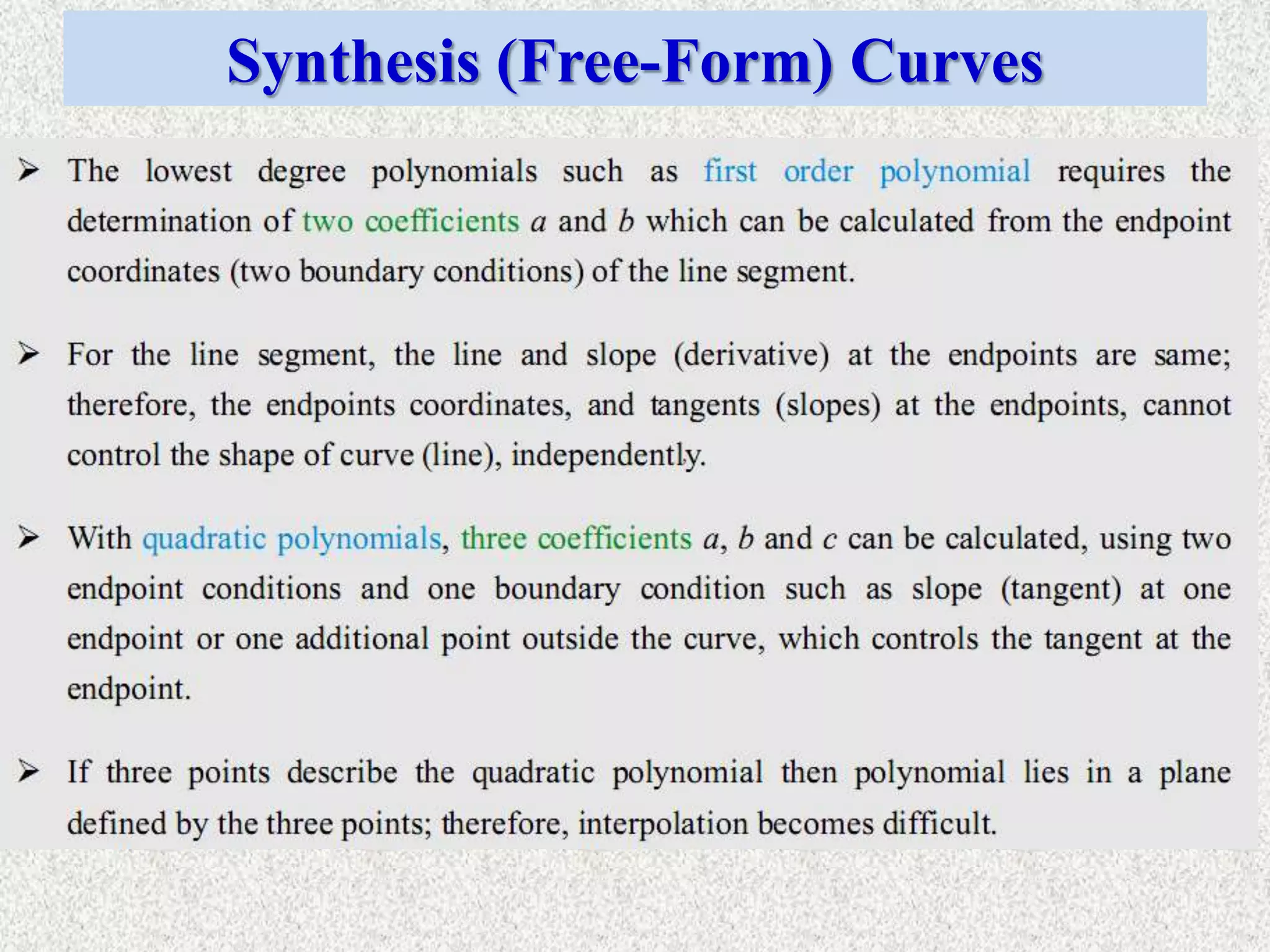 Part 4-Types and mathematical representations of Curves .pptx | 3-D ...