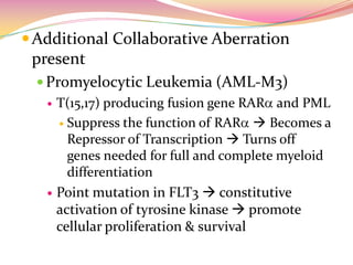 Part 4 Acute Myeloid Leukemia | PPT